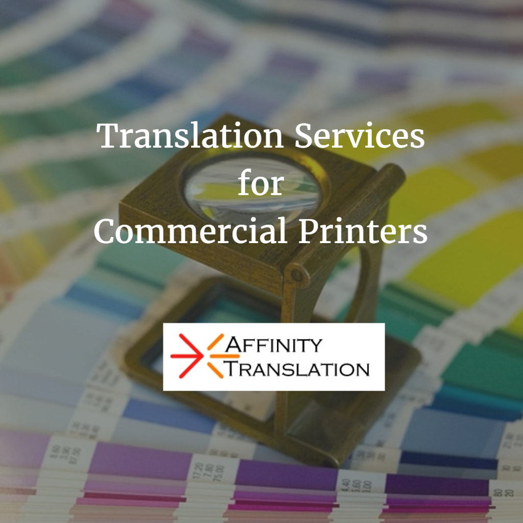 Translation Services for Commercial Printers | Affinity